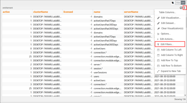 Edge Technologies, Inc. | Documentation | Client Filters Overview