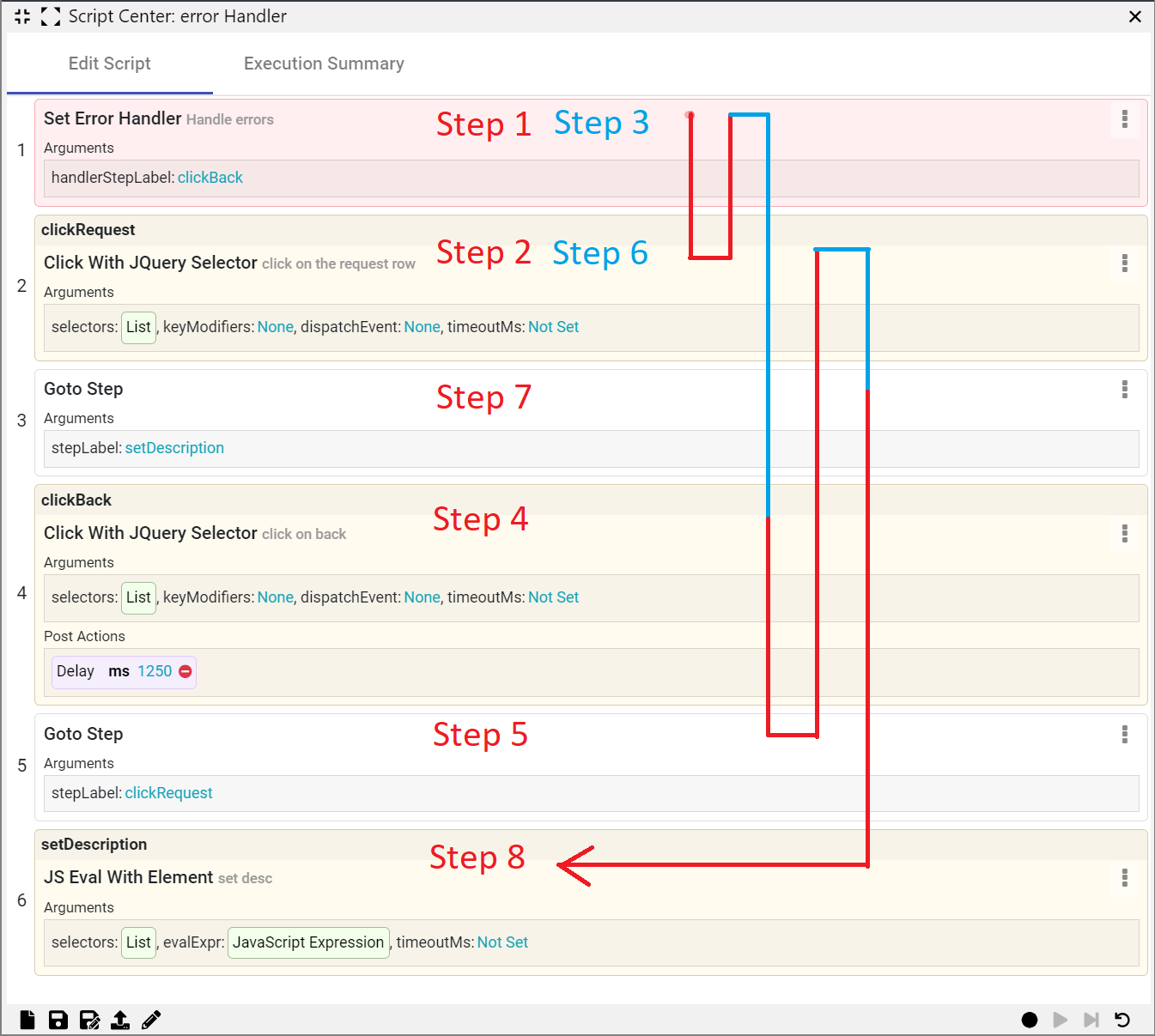 Edge Technologies Inc Documentation Automation Example How To Create A Retry Loop 4796