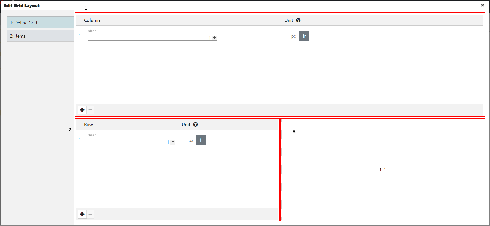 Edge Technologies, Inc. | Documentation | Grid Layout