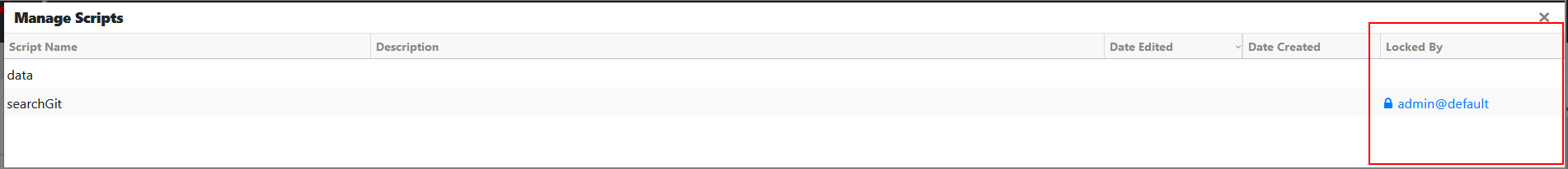 Edge Technologies, Inc. | Documentation | How to Lock Scripts