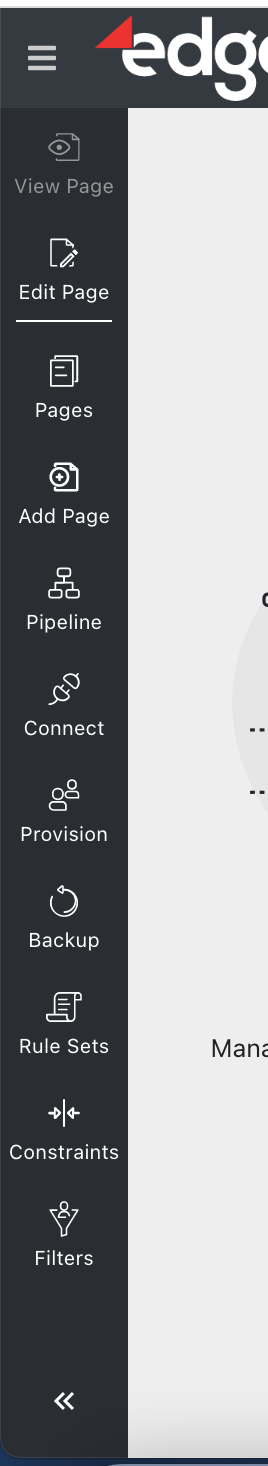 Edge Technologies, Inc. | Documentation | Admin Menu & System Menu